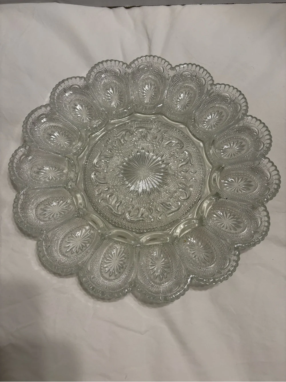 Brockway | Dining | Vintage Brockway Glass Concord Deviled Egg Plate Sm ...